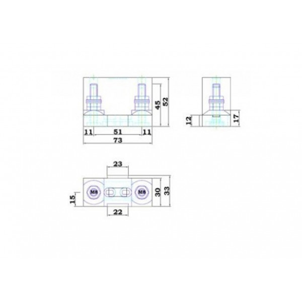 Modular fuse holder for Mega-fuse